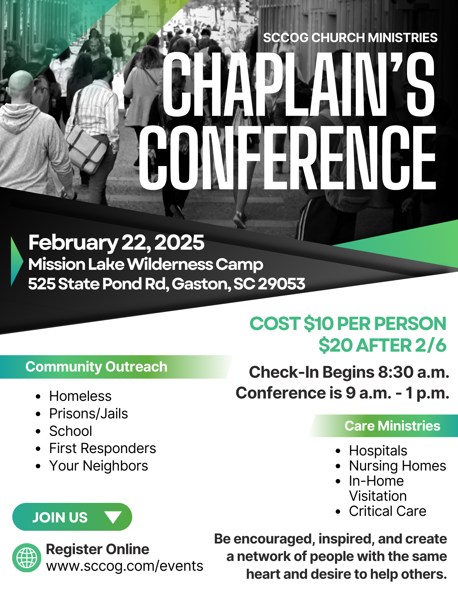 Calendar & Event Downloads - South Carolina Church of God